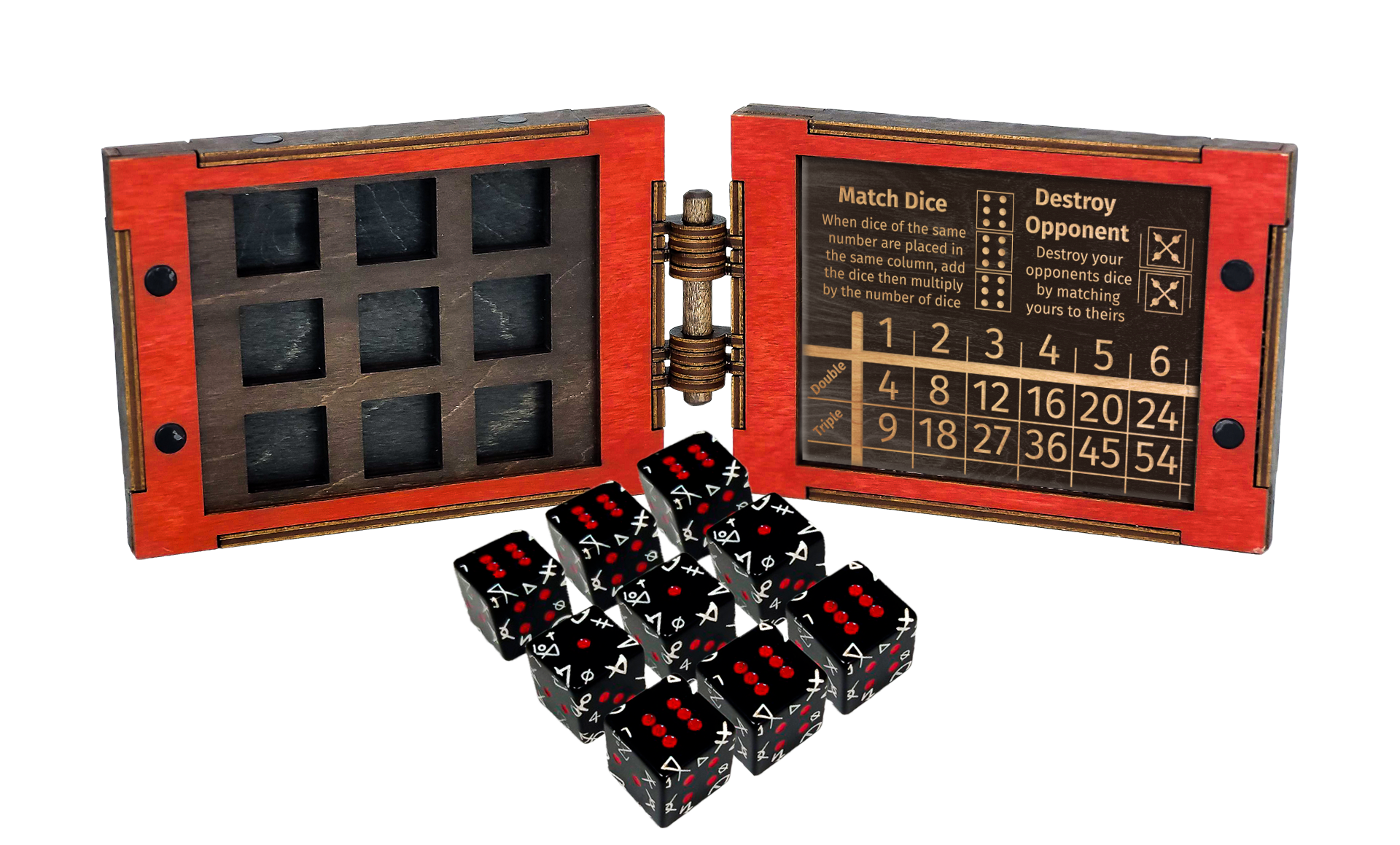 Cult of the Lamb Knucklebones Bisect – Level Up Dice Aus