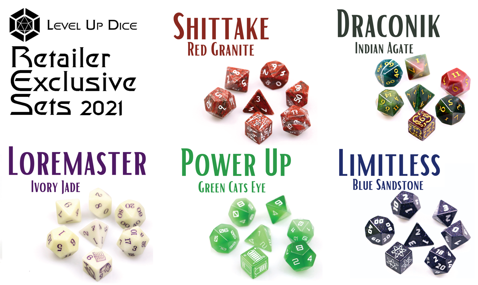 Retailer Exclusives 2021 Kit – Level Up Dice Aus