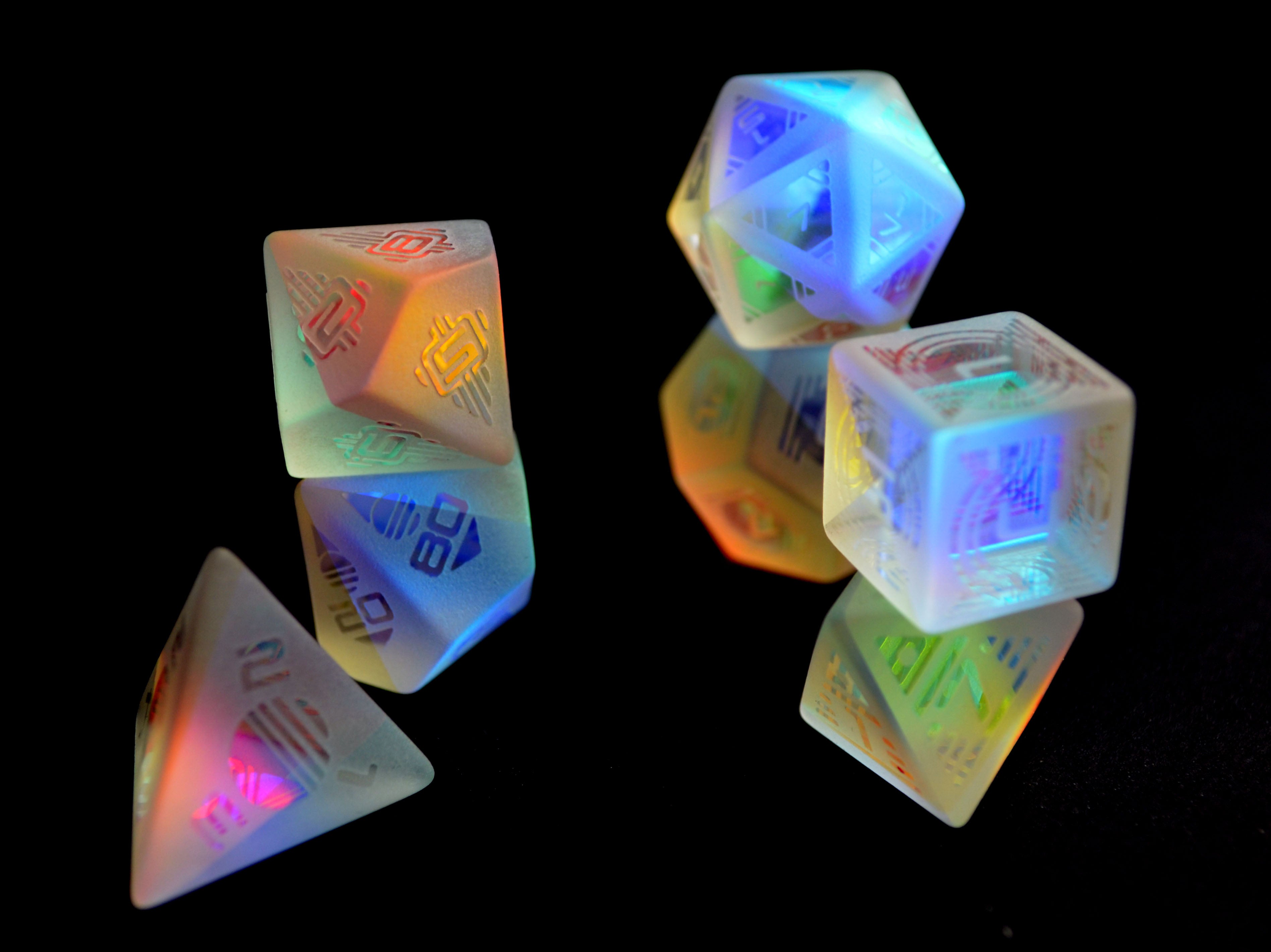 80s Radical Glass – Level Up Dice Aus